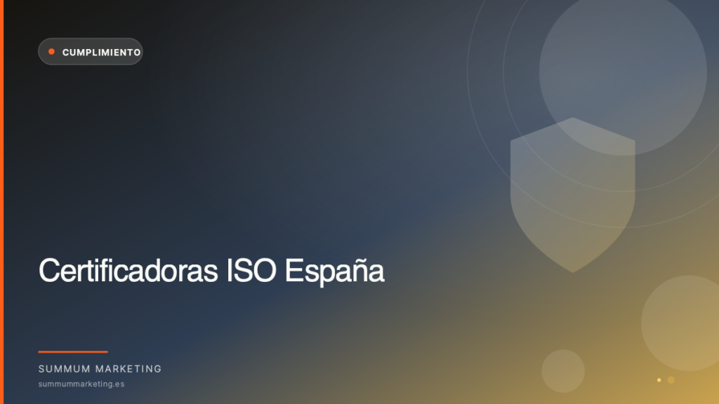 Certificadoras ISO España
